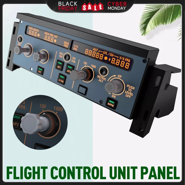 SIMULATOR A320 FCU Flight Control Unit Panel X-Plane MSFS2020 Dual ...