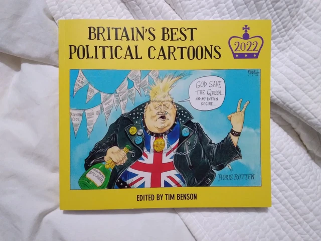 BRITAIN'S BEST POLITICAL Cartoons 2022 by Tim Benson New Book £6.99 ...
