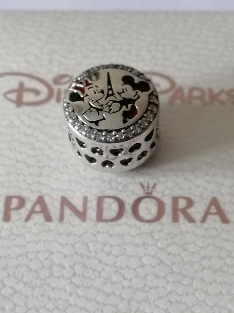PANDORA DISNEYLAND PARIS Mickey And Minnie Mouse Charm £27.50 - PicClick UK