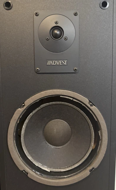 VINTAGE ADVENT PRODIGY Tower speakers 90s dome tweeters + 8" Woofers ...