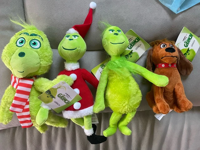 HOW THE GRINCH Stole Christmas Grinch Max Dog Plush Stuffed Toys XMAS ...