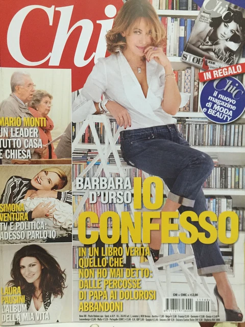 CHI 2011 49.BARBARA D'URSO,LAURA PAUSINI,MARCO BORRIELLO-CAMILA MORAIS ...