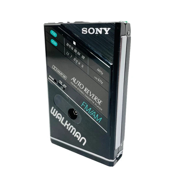 VINTAGE RARE SONY Walkman WM-F100 Black TESTED WORKS EUR 170,78 ...