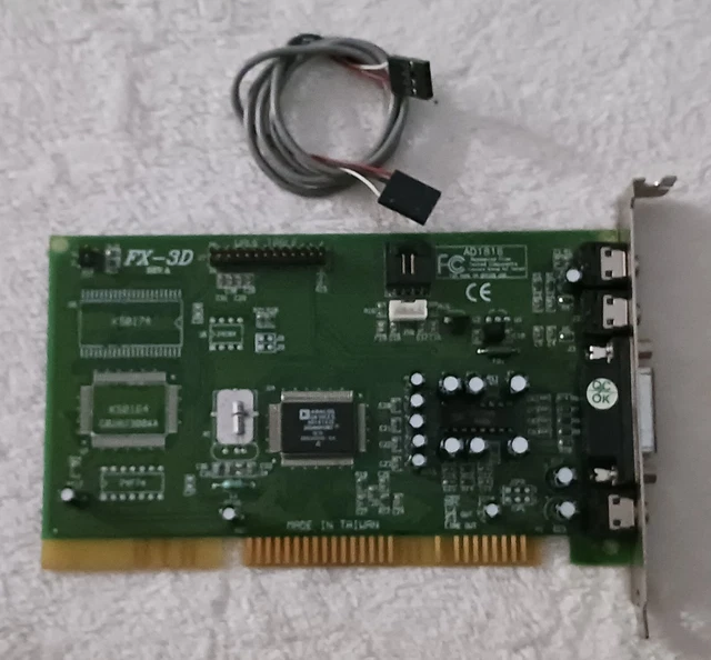 VINTAGE ANALOG DEVICES AD1816JS Sound Port ISA 16 Bit Audio Card $21.25 ...