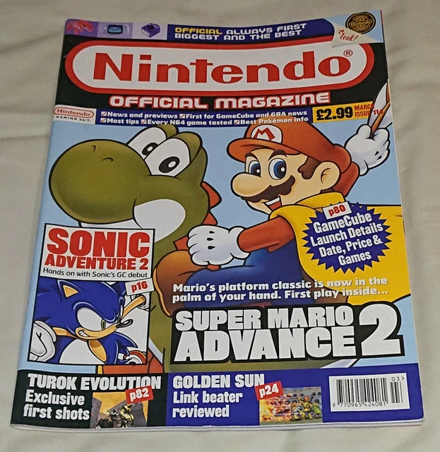 OFFICIAL NINTENDO MAGAZINE Issue #114 March 2002 (Gamecube/N64) $11.82 ...
