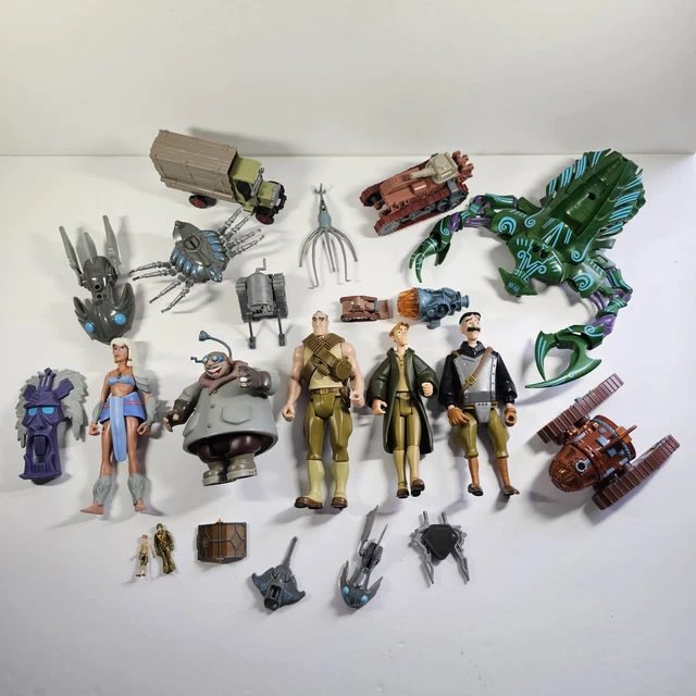DISNEY ATLANTIS THE Lost Empire 5x Figures Vehicles Weapons Bundle Job ...