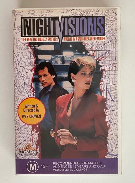 NIGHT VISIONS [VHS] Warner MGM UA Video Big Box Ex-Rental Tape Wes ...