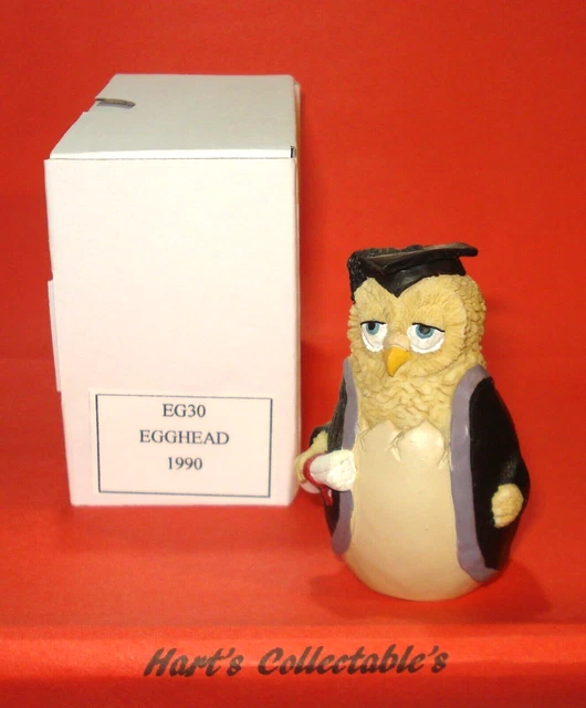 EGGBERT & FRIENDS By Malcolm Bowmer Model Eg30 Egghead 1990 Scarce Lot ...