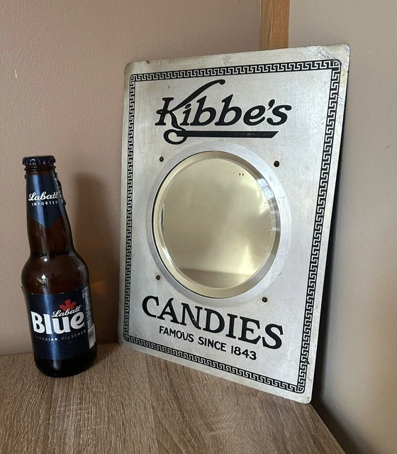 RARE ANTIQUE ORIGINAL Kibbe's Candies Candy Store Sign Mirror ...