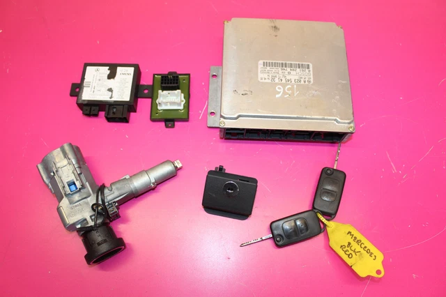 MERCEDES SLK 230 R170 Kompressor Engine Ecu Kit A1706800584 ...