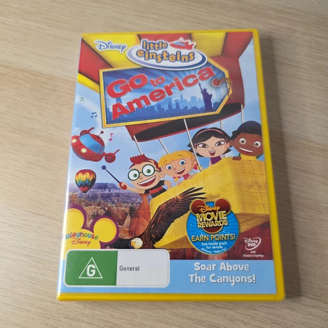 LITTLE EINSTEINS GO to America Disney DVD Region 4 PAL 2009 New $119.99 ...