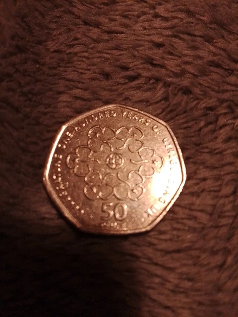50P COIN 2010 Girl Guides Celebrating 100 Years of Girlguiding UK £4.00 ...