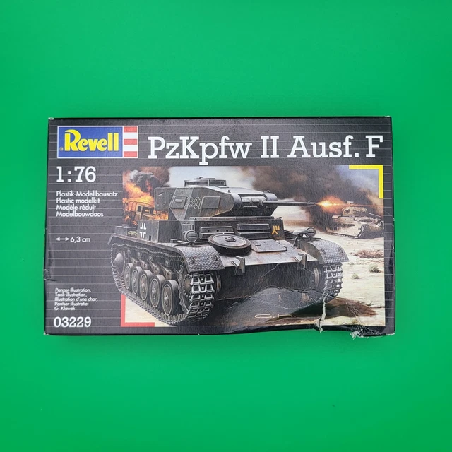 PZ.KPFW. II AUSF. F, Revell 03229 Model Kit Scale 1/76 EUR 12,50 ...