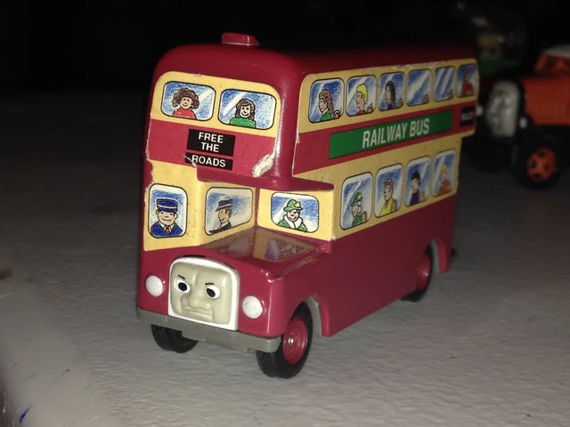 THOMAS THE TANK Engine 1993 Bulgy Bus Ertl Brit Allcroft Die-Cast Vhtf ...