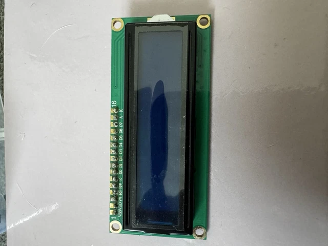 16X2 LCD DISPLAY LCD1602 Blue Module with I2C for Arduino Raspberry Pi ...
