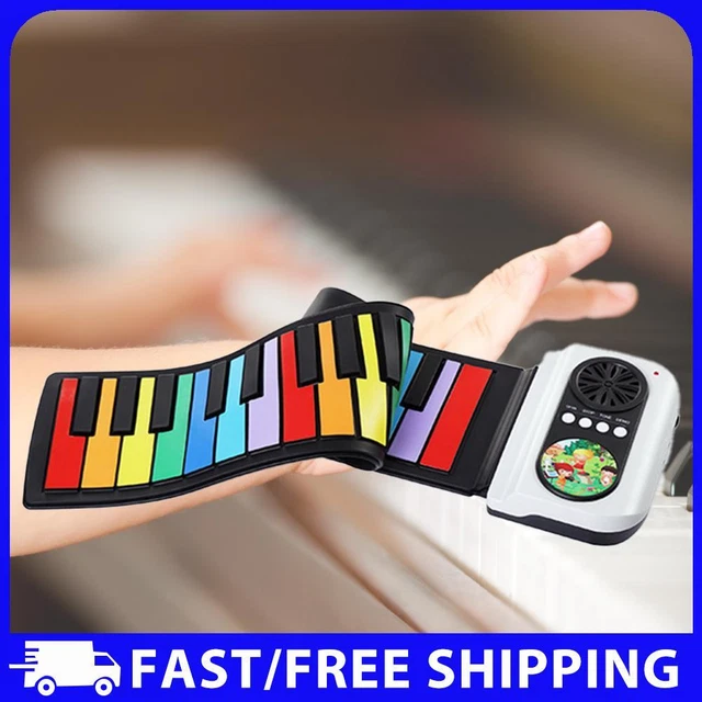 49 KEYS DIGITAL Keyboard USB Input Electronic Hand Roll Piano Gift for Children EUR 34,07 ...