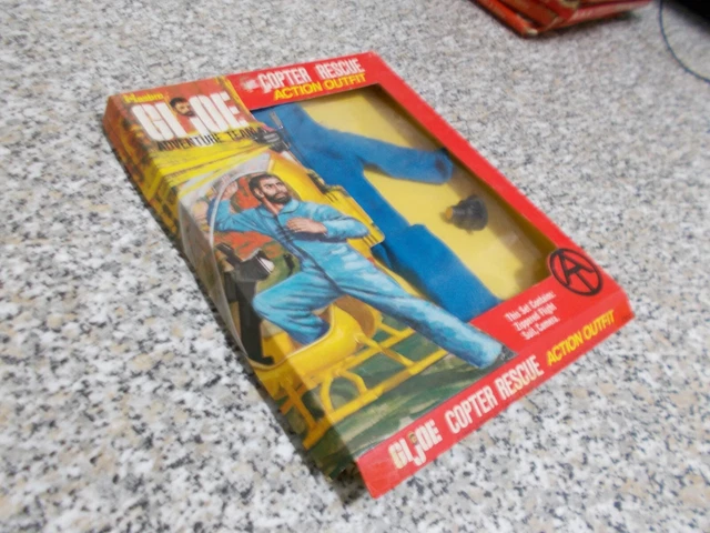 BOX GI JOE Adventure Team Action Outfit Copter Rescue 7302 Hasbro ...