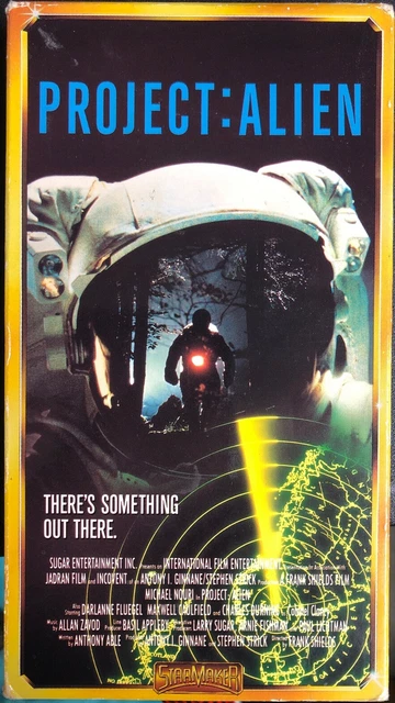 PROJECT: ALIEN VHS Video Action Adventure Sci-Fi Horror UFO 1992 ...