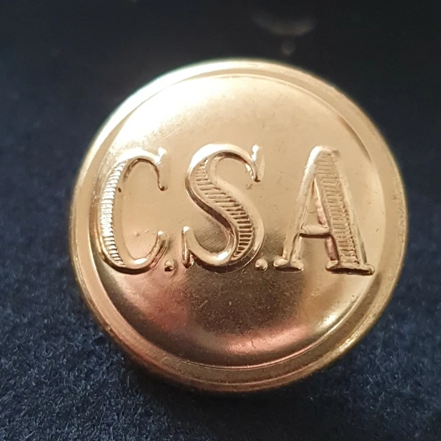 22MM AMERICAN CIVIL War Confederate CSA Reproduction Large Jacket ...