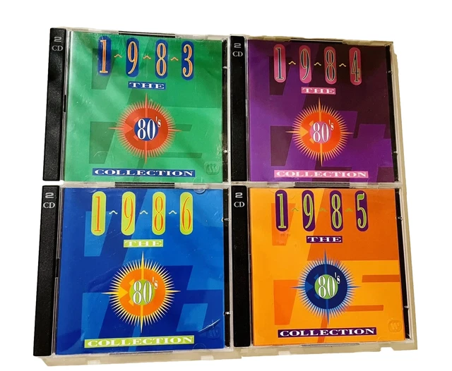 TIME LIFE 80’S Collection X 4 CD’s 1983/1984/1985/1986 8 Discs £17.99 - PicClick UK