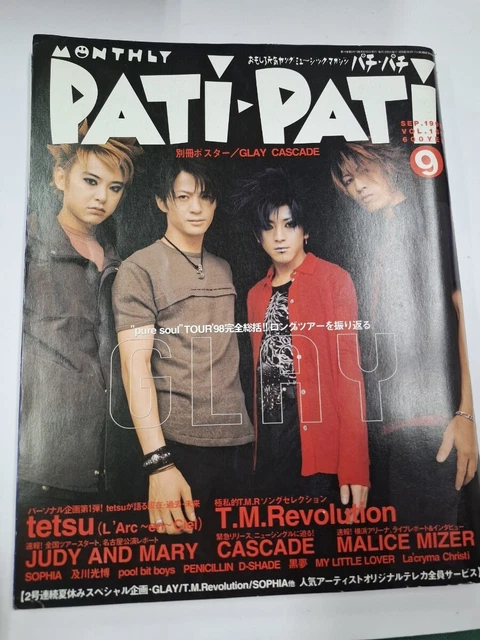 PACHI PACHI MONTHLY PatI PatI 1998/9 Appendix: Poster GLAY/CASCADE ...