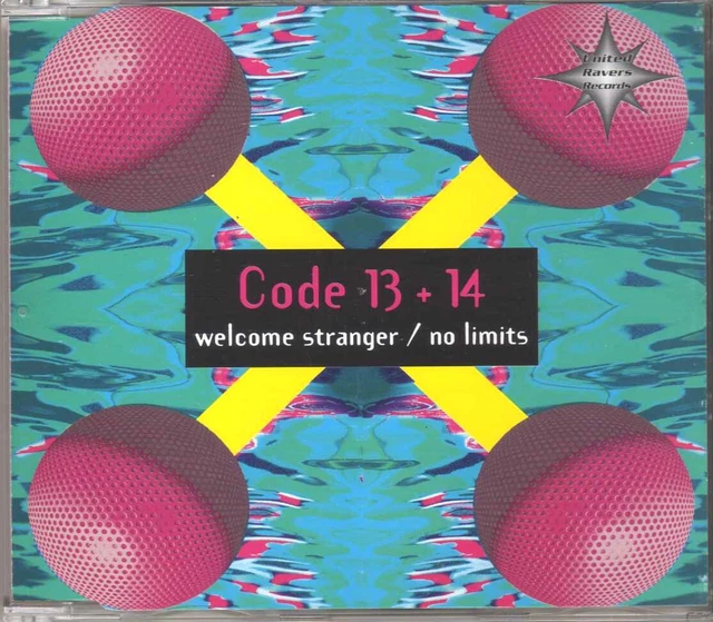 CODE-13 + CODE-14 - Welcome Stranger / No Limits - CDM - 1995 - Trance 4TR EUR 24,90 - PicClick FR