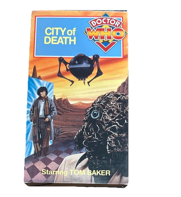 DOCTOR WHO: CITY of Death, Tom Barker, Fox Video, Clean (VHS, 1998) VTG ...