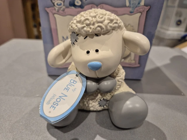 MY BLUE NOSE Friends Figurine Cottonsocks Sheep Money Box Extremely ...