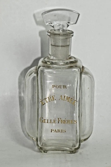 FLACON DE PARFUM ancien GELLE Frères " Etre aimée " EUR 110,00 ...