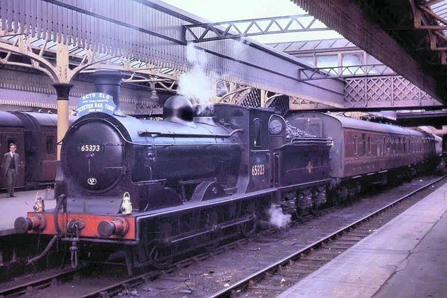 J36 CLASS 0-6-0 65323 at Aberdeen station 6x4 Quality British Rail ...