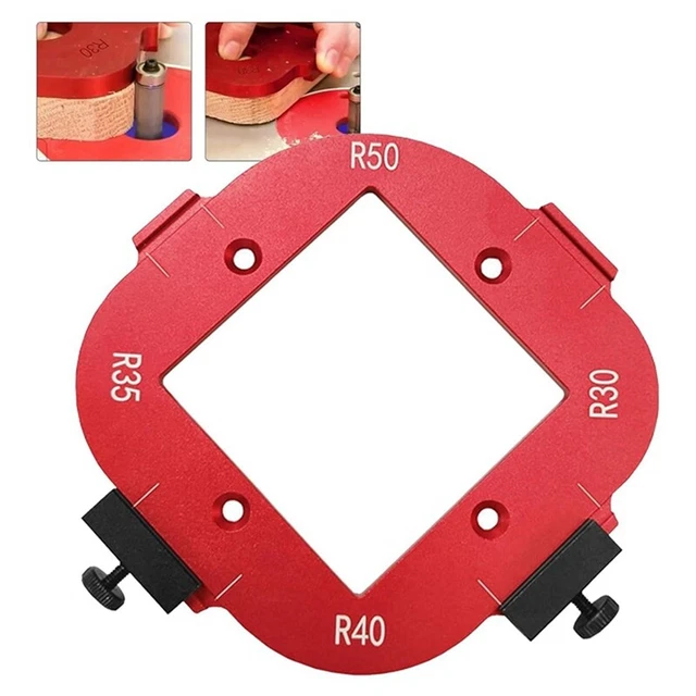 ROUTER CORNER RADIUS Template Corner Radius Jig Router Template ...