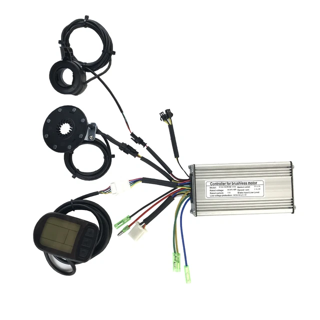 BRUSHLESS 36V/48V 500W E-Bike Motor Controller Control Unit with KT ...