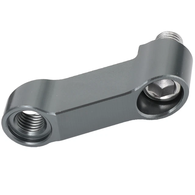 MIRROR STEM EXTENSION/EXTENDER 10mm Titanium For Yamaha MT-07 Tracer ...