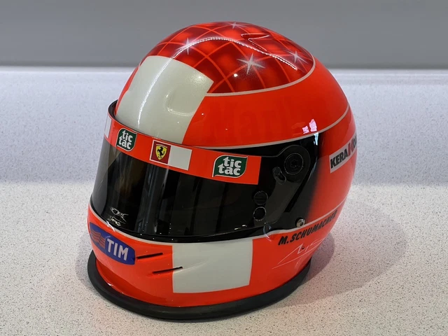 MICHAEL SCHUMACHER 2000 Ferrari F1 1.2 Bell Helmet Original Release ...