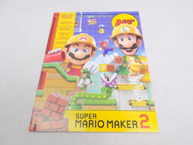 OFFICIAL NINTENDO FORCE NF Magazine Super Mario Maker 2 Issue #39 $24. ...