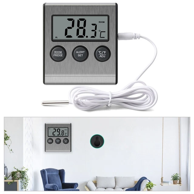 THERMOMÈTRE NUMÉRIQUE PORTABLE MaxMin Records pour réfrigérateur congélateu EUR 22,57 - PicClick FR