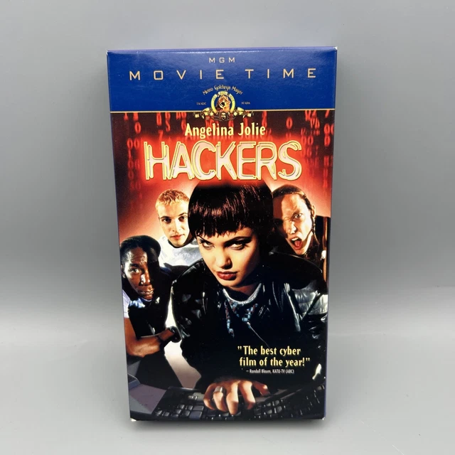 HACKERS VHS TAPE 1995 Angelina Jolie Jonny Lee Miller Mathew Lillard £ ...