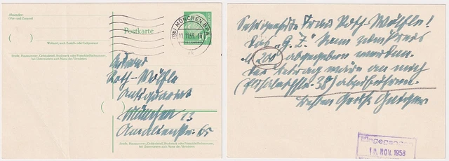 WILLI GEIGER - Painter Printmaker Letter Sign Autograph 1958 $121.84 ...