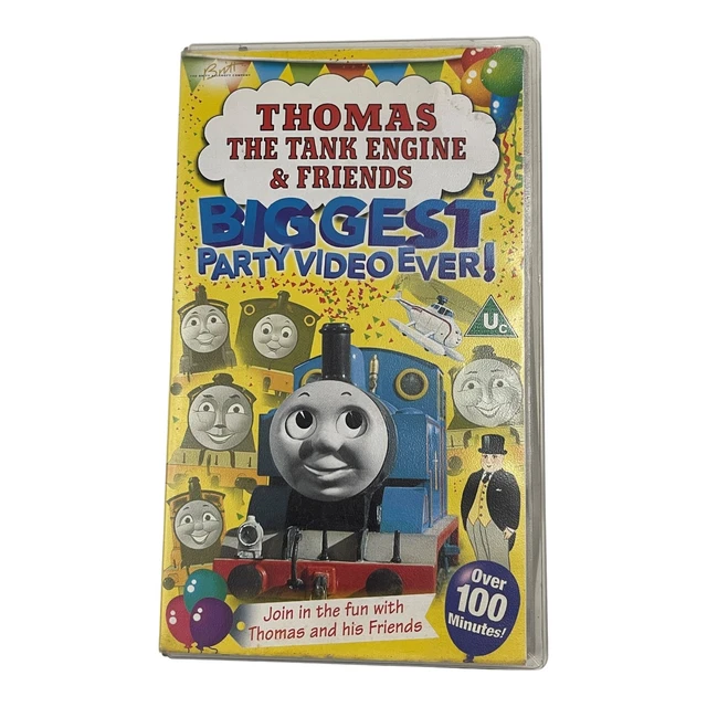 THOMAS THE TANK Engine & Friends Biggest Party Video Ever VHS 1998 £18. ...