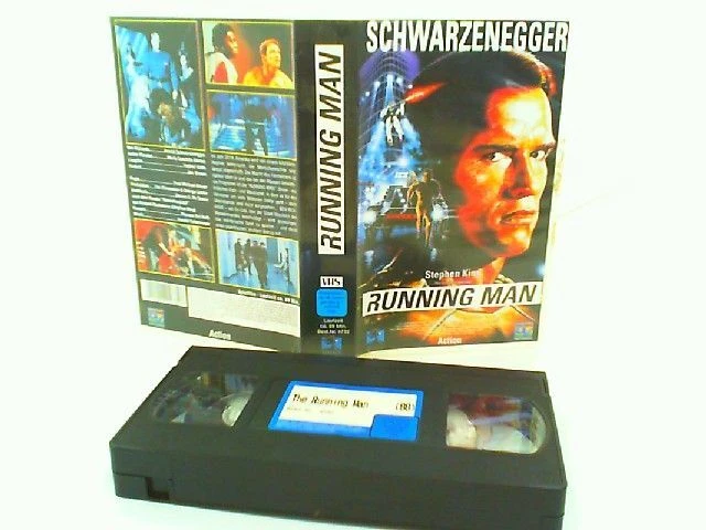 RUNNING MAN [VHS] Maria, Conchita Alonso, Schwarzenegger Arnold und ...