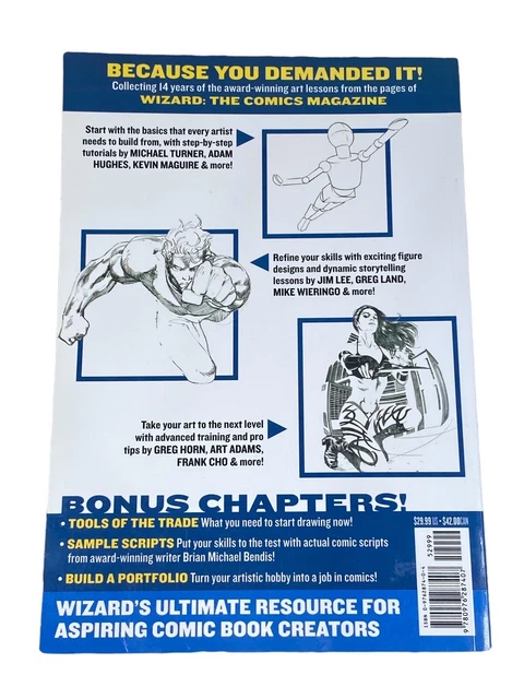 WIZARD COMICS MAGAZINE How to Draw Vol. 1 OOP Jim Lee Joe Quesada Over ...