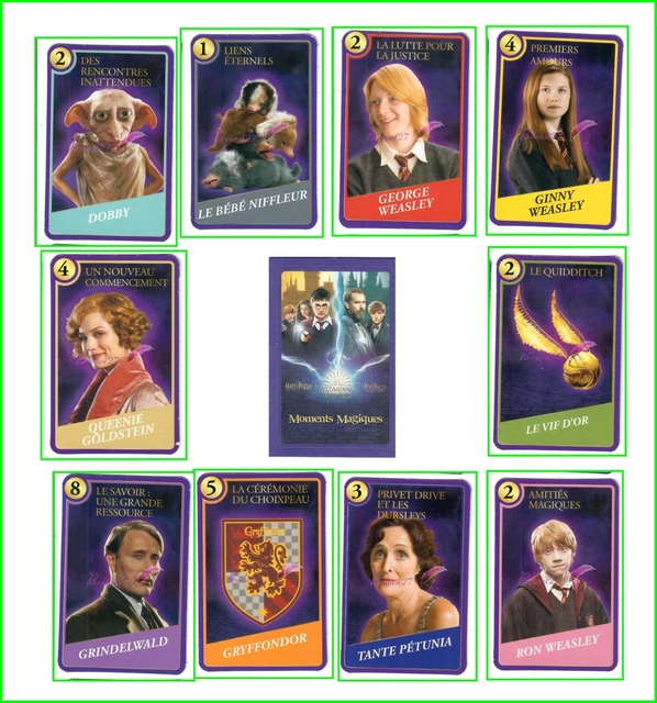 CARTE HARRY POTTER ET ANIMAUX FANTASTIQUE Super U 2023 Moments Magiques ...