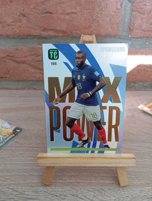 CARTE CARD CARTA n°168 MAX POWER Dayot UPAMECANO France PANINI TOP ...