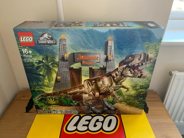 LEGO JURASSIC WORLD Jurassic Park: T. rex Rampage (75936) £259.99 ...
