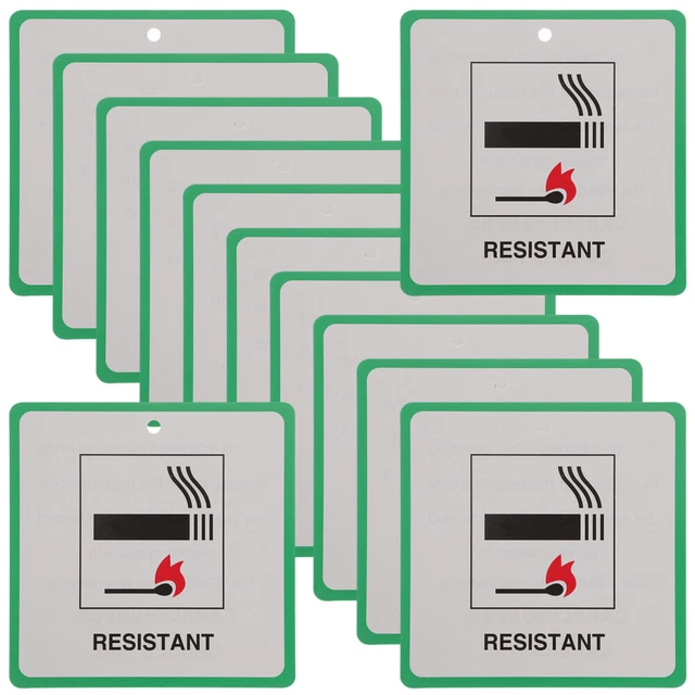 50PCS FURNITURE WARNING labels furniture cardstock fire extinguisher ta ...