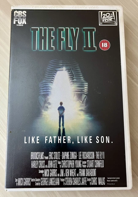 THE FLY 2 Ex Rental Big Box VHS Video Tape Horror CBS Fox 1989 Rare OOP ...