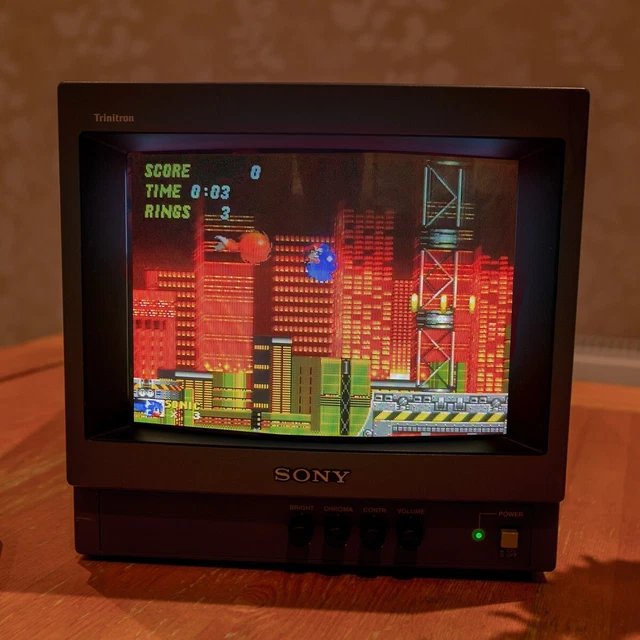 SONY PVM-9040ME CRT 9-inch Trinitron Video Gaming Broadcast MONITOR £ ...