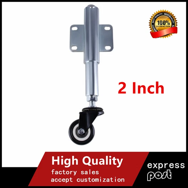 2INCH HEAVY DUTY Gate Wheel Spring Loaded Sliding Caster Home Farm Door ...