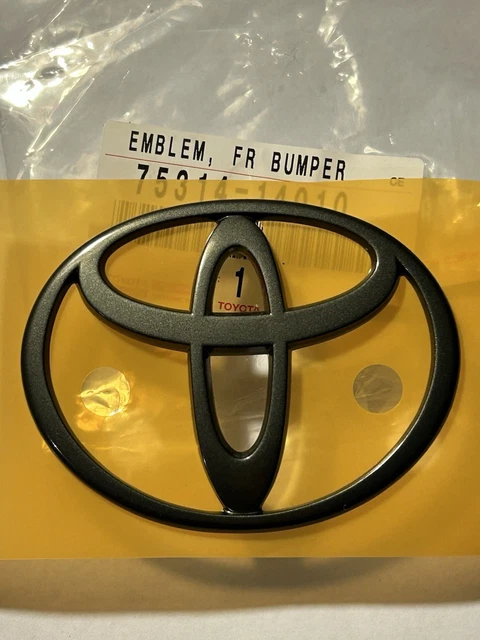 BLACK NEW GENUINE Toyota MR2 SW20 Supra Front Bumper Badge Emblem £29. ...