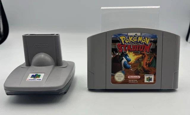 POKÉMON STADIUM NINTENDO 64 N64 Cart And Transfer Pak PAL VGC £29.99 ...